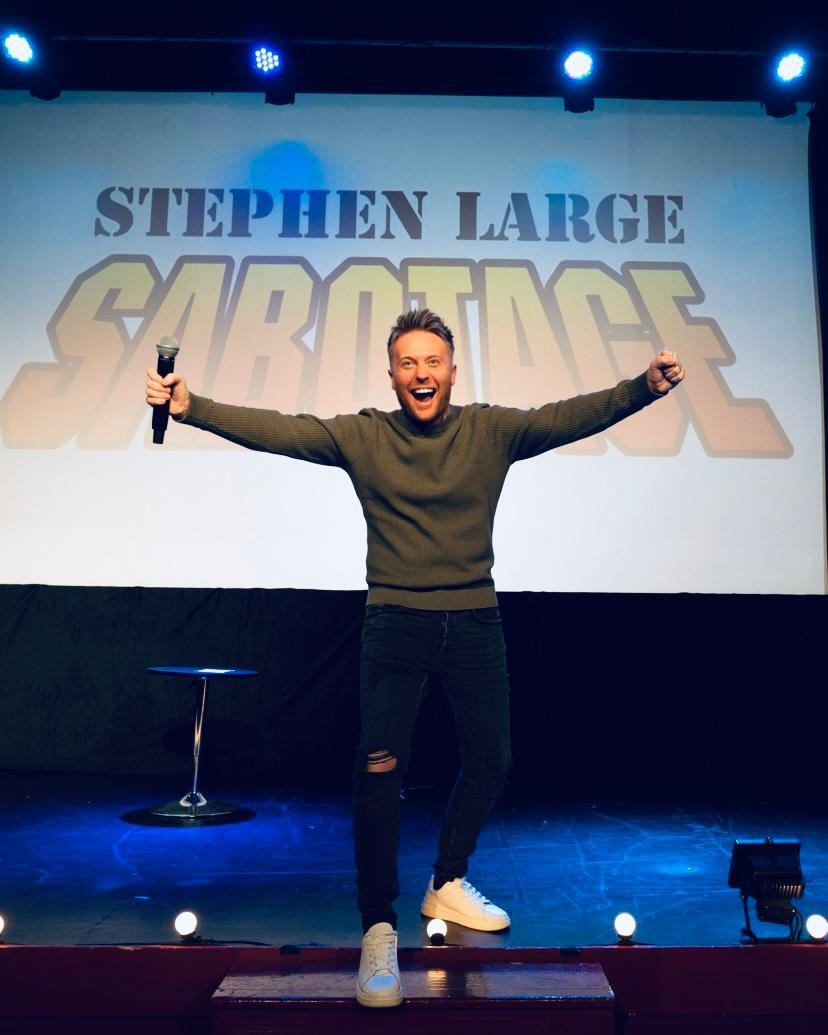 Stephen Large Talks About His Stand-Up Tour ‘Sabotage’, February 2024 ...